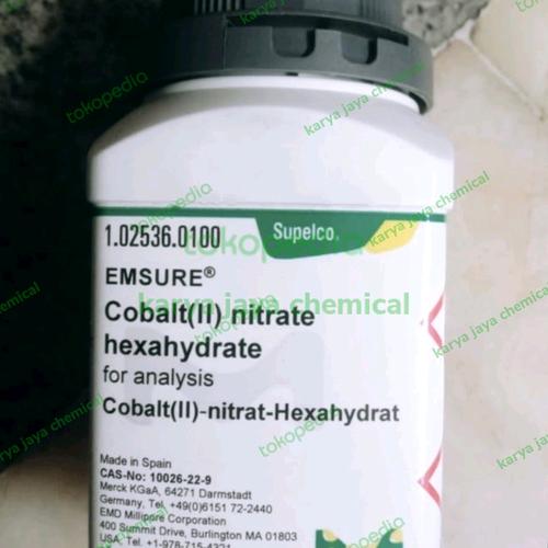 Jual COBALT(II) NITRATE HEXAHYDRATE FOR ANALY 1.02536.0500 /Merck/ 500 ...