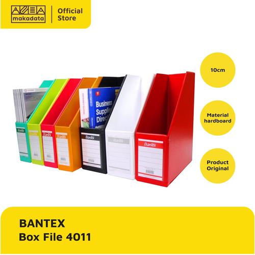 Jual BOX | MAGAZINE FILE BANTEX 4011 FOLIO 10CM MURAH - 4011-9 RED ...