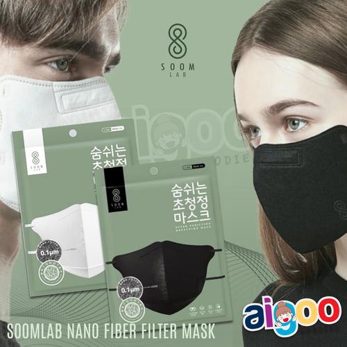 Jual Soomlab nanofiber hyper purifying breathing mask - 4 ply (10x ...