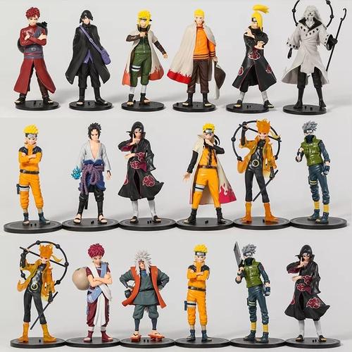 Jual ACTION FIGURE NARUTO SET 6 PCS NARUTO SASUKE KAKASHI - set a ...