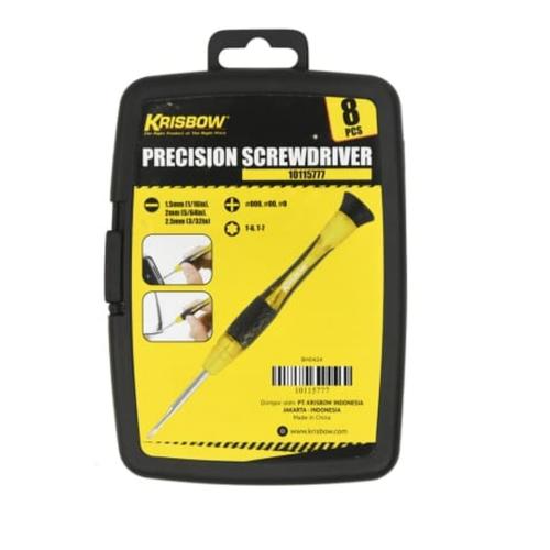 Jual Krisbow Set Obeng Presisi -PRECISION SCREWDRIVER 8PCS LRPS8 - Kota ...