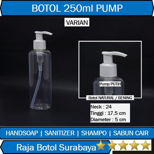 Jual Botol Hand Sanitizer 250ml Botol Pump 250 ml Botol Handsoap Pump - B.Natural - Kota ...