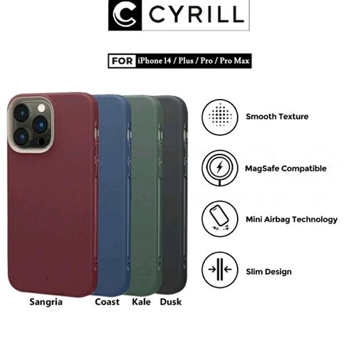 Jual Cyrill by Spigen Ultra Color Magsafe Slim Case iPhone 14 Pro Max Plus - Sangria, 14 Pro Max ...
