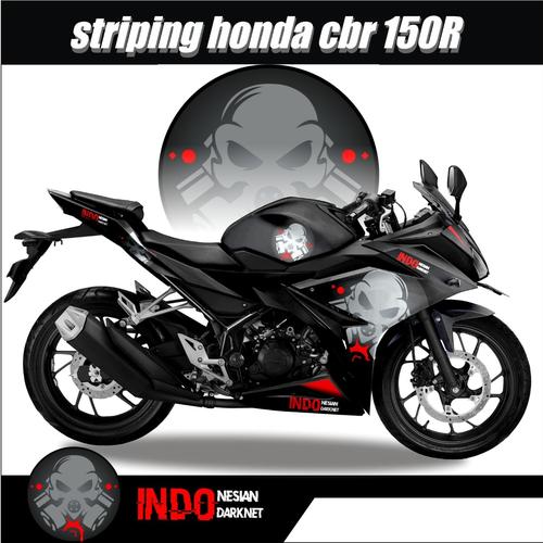 Jual STRIPING STIKER CUSTOM HONDA CBR 150R FACELIFT / STICKER SEMI FULL ...