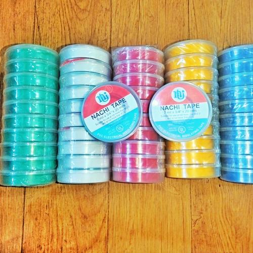 Jual PVC Isolasi Listrik Nachi Tape Isolasi Bakar 19mm x 20y - Putih ...