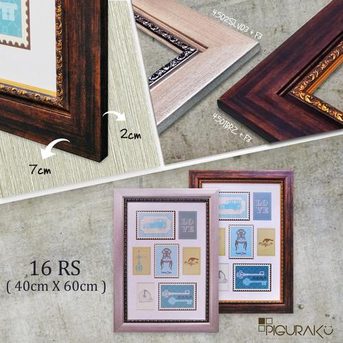 Jual Bingkai Ukir 16RS 40x60cm -Lebar Bingkai 8.5cm -Double Pigura ...