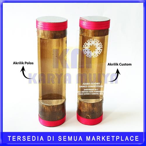 Jual Plakat Kenang Kenangan dan Penghargaan Model Akrilik Bambu - KM ...