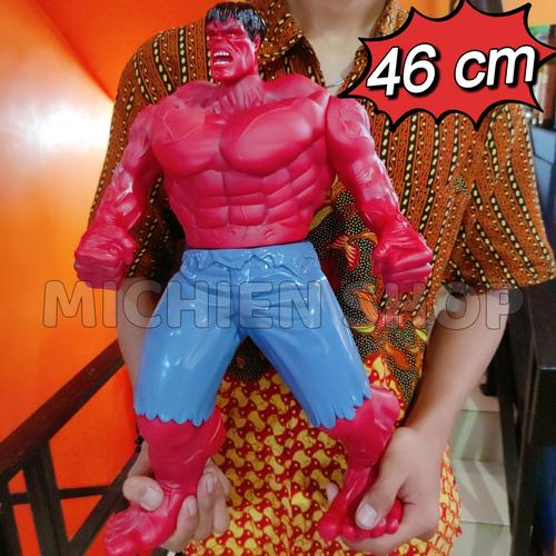 Jual Action Figure Hulk Marvel Superhero Avengers - HULK MERAH ...
