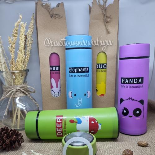 Jual Botol Minum Kaca Animal + Box Craft Souvenir Nikah Promosi Khitan ...