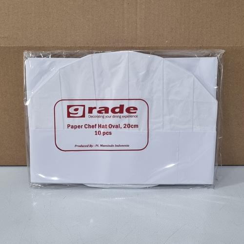 Jual Topi Koki Kertas Oval 20cm 25cm 30cm_Topi Chef - 30 CM - Kab ...