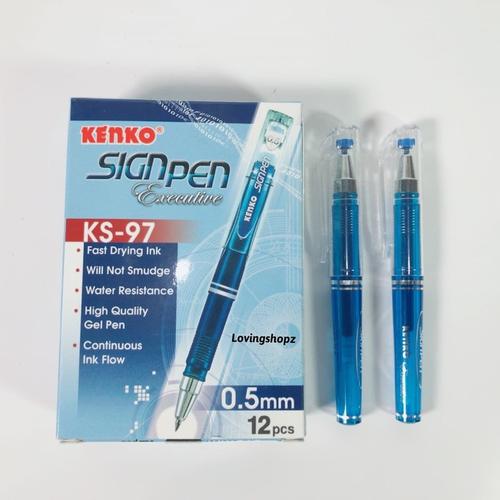 Jual Pulpen Pena Kenko Sign Pen Biru KS-97 0.5 mm - Kota Banjarmasin ...