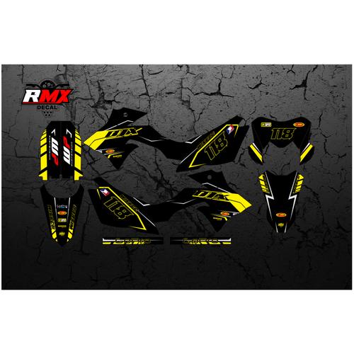 Jual DECAL DTRACKER FULLBODY (018) DEKAL STIKER DTX 150 SE HITAM KUNING ...