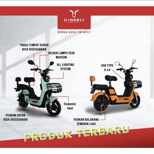 Jual Sepeda Listrik Uwinfly DF6 DragonFly 6 DF-6 dragon fly u winfly DF ...