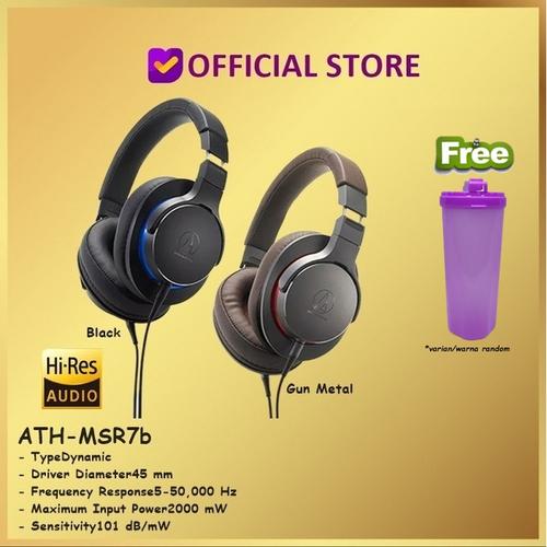 Promo Audio-Technica ATH-MSR7B Over-Ear High-Resolution Headphones MSR7 ...