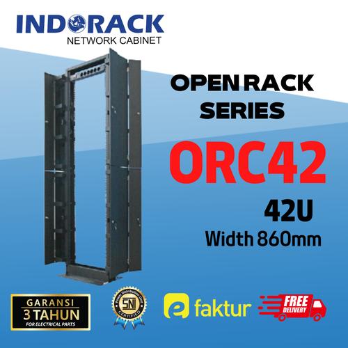 Jual Indorack Open Rack Cyber 42U Rack Server 19" OR42 Rak Server ...