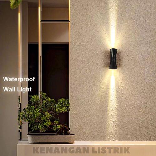 Jual lampu dinding led outdoor waterproof spotlight cahaya focus wall ...