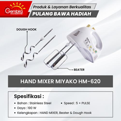Jual MIXER MIYAKO HAND 620 - Kota Manado - Gembira Houseware Manado ...