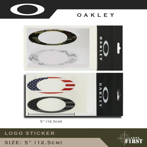 Jual Sticker Logo Oakley Foundation - Medium - USA Flag - Kota Surabaya ...