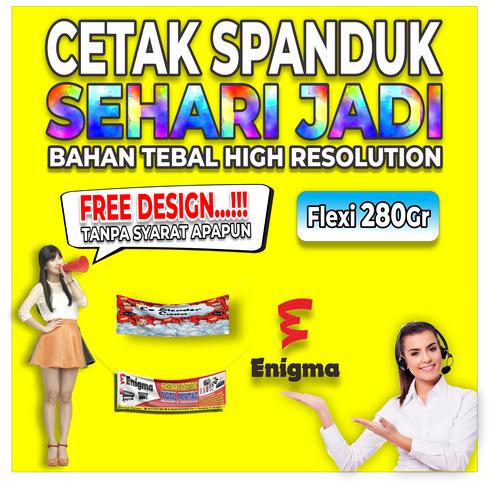 Jual CETAK SPANDUK BANNER MURAH - 280Gr, Mata Ayam - Kota Palangkaraya - Enigma Digital Printing ...