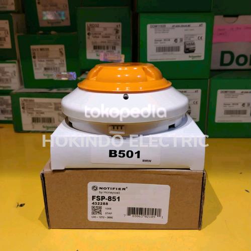 Jual Smoke Detector Notifer FSP-851 + Base B501 by Honeywell - + BASE ...