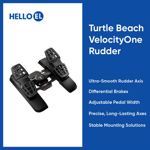 Jual Turtle Beach VelocityOne Velocity One Rudder Pedals Xbox Series PC ...