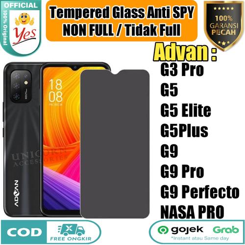 Promo Anti SPY Advan NASA G3 G9 Pro Perfecto G5 Elite G5Plus Tempered Glass - NASA Pro - Jakarta ...