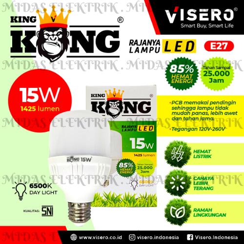Jual Lampu Tabung Capsule Jumbo LED Bulb KingKong 15 Watt W E27 Putih ...
