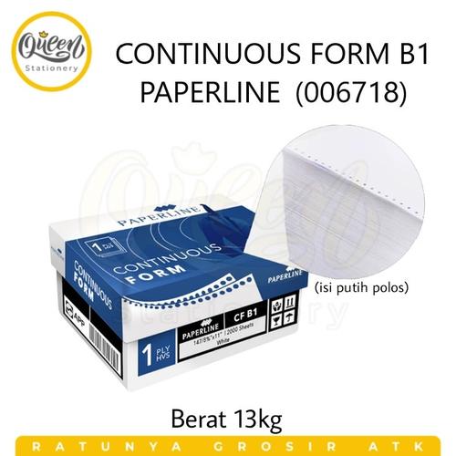 Jual CF B1 PAPERLINE KERTAS NOTA KASIR 1 PLY / KERTAS NOTA FAKTUR KASIR ...