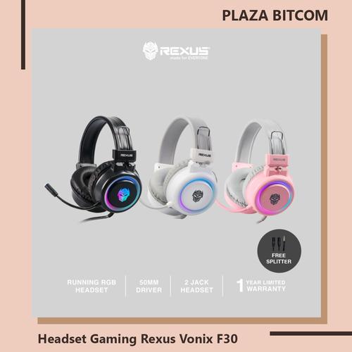 Jual Headset Gaming Rexus Vonix F30 | BITCOM PLAZA - Kab. Jember ...