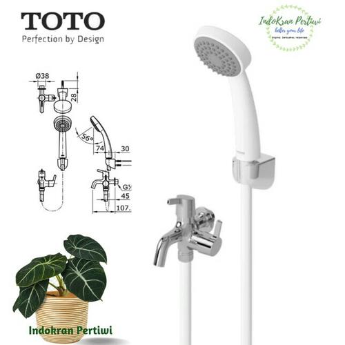 Jual Shower Mandi Set TOTO TX423MEB + Kran Cabang TOTO - Kab. Tangerang ...