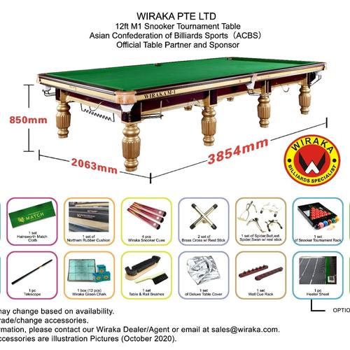 Jual meja billiard wiraka snooker - Jakarta Pusat - Equator Billiard ...