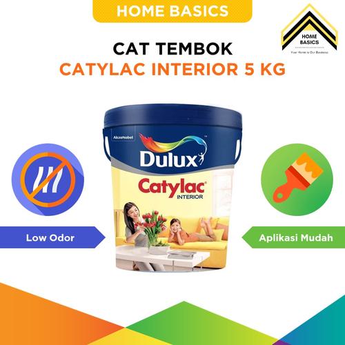 Jual Cat Tembok Putih Catylac Dulux 5 Kg / Galon / Cat Dinding Air ...