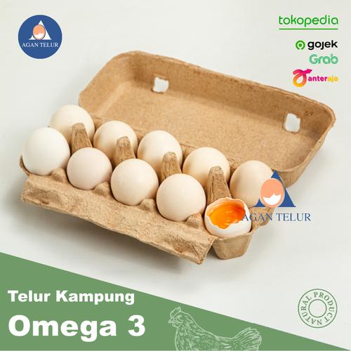 Jual Telur Kampung Omega Super isi 10 pcs/ box - Jakarta Barat - Agan ...