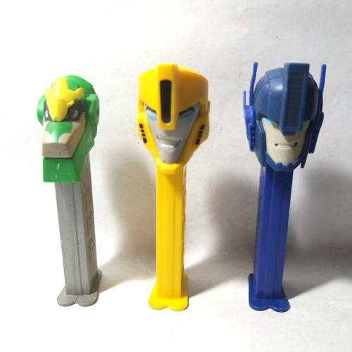 Jual Pez Robot Transformers Bumblebee Bee Grimlock Optimus Prime Candy ...