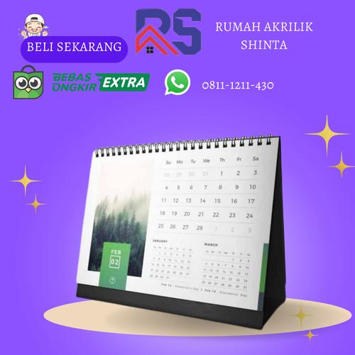 Jual kalender duduk custom - bahan art carton - custom size dan ukuran ...