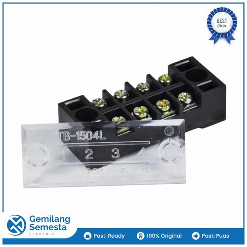 Jual Terminal blok 15A 4P terminal block 4 Pole 15 Ampere TB1504 - Kab. Bogor - Gemilang Semesta ...