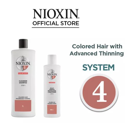 Jual NIOXIN Anti Hair Loss 1L Shampoo & 300mL Conditioner Bundle System ...
