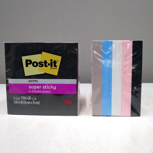 Jual 3M Post It Super Sticky Notes 654-5SSNE 3 inch x 3 inch - Jakarta ...
