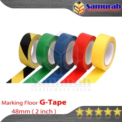 Jual Lakban Lantai Lebar 48 mm x 33 Meter Marking Floor Tape 2" inch ...