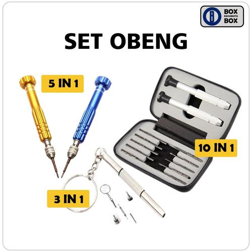 Jual Obeng Kacamata Serbaguna / Set Obeng 3in1 / 5in1 / 10 in 1 ...