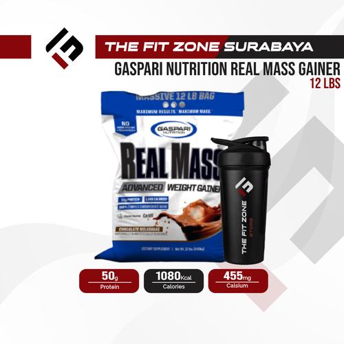 Promo Gaspari Nutrition Real Mass Gainer 12 Lbs Advanced Weight Gainer ...