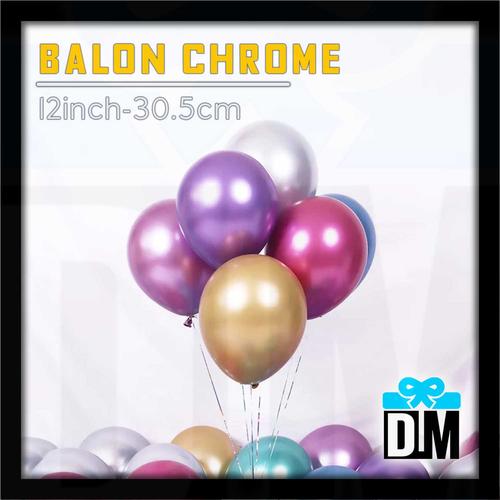 Jual Balon Latex Chrome 12 inch Satuan Balloon Balloons Lebih tebal ...