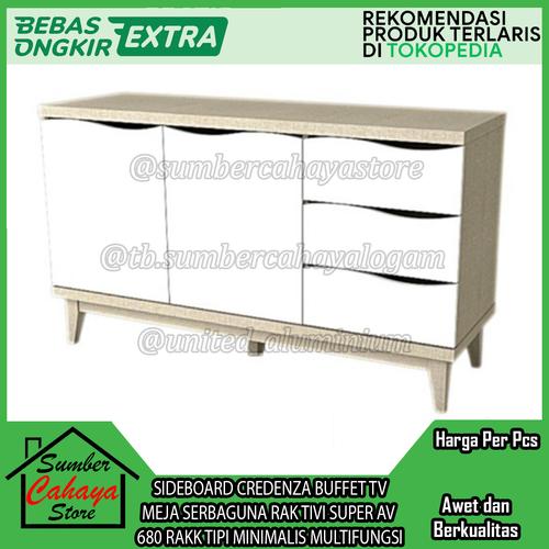 Promo BUFFET TV MEJA SERBAGUNA SIDEBOARD CREDENZA RAK TIVI TIPI SUPER ...
