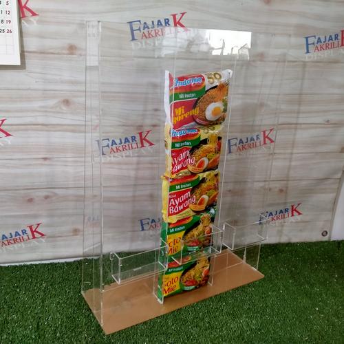 Jual Display indomie/tempat indomie akrilik - Bening 3 ruang - Kota ...