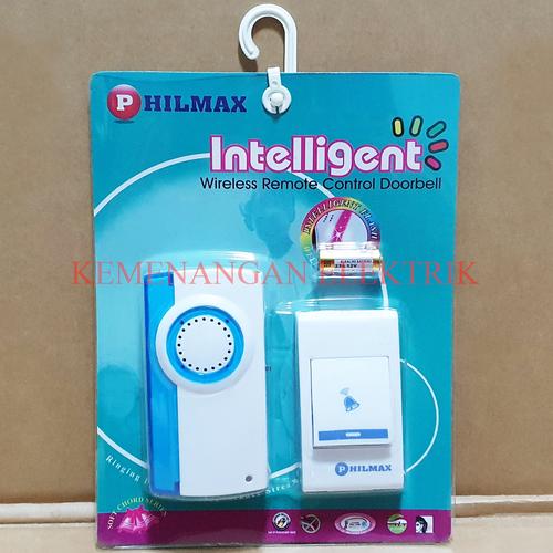 Jual PHILMAX DOORBELL WIRELESS BATERAI / BEL PINTU RUMAH DOOR BELL ...