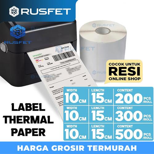 Jual Label Kertas Stiker Thermal Resi Paper sticker printer barcode ...