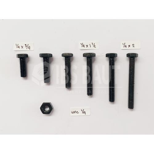 Jual BAUT MUR BAJA UNC 3/4 / KUNCI 28 DRAT KASAR / BESI HITAM - 3/4x1 1/2 - Kota Denpasar - ibs ...