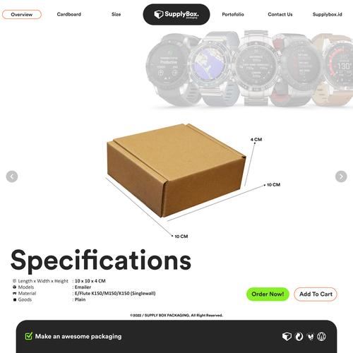 Jual KARDUS BOX PACKAGING 10x10x4 CM | Kardus | Cardboard - BROWN KRAFT ...