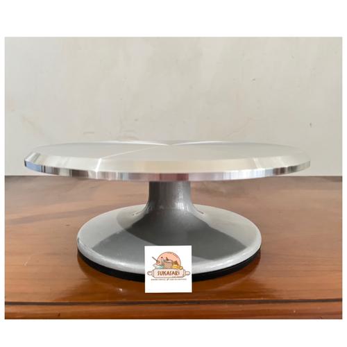 Jual Turntable Meja Putar Stainless meja dekor 10inch 25cm Turn table ...