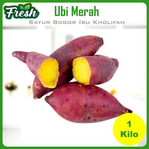 Jual Ubi Merah Segar Ubi Merah Orange Umbi 1kg Sayur Sayuran Segar ...